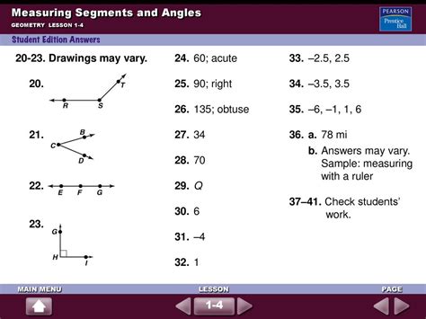 Measuring Segments And Angles Ppt Download Worksheets Library
