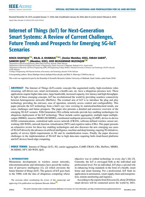 Solution Internet Of Things Iot For Next Generation Smart Systems A Review Of Current