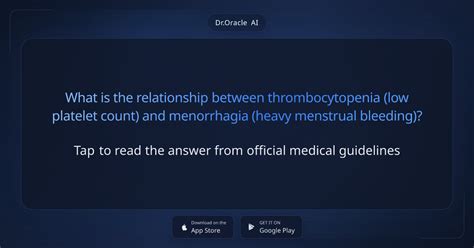 What Is The Relationship Between Thrombocytopenia Low Platelet Count