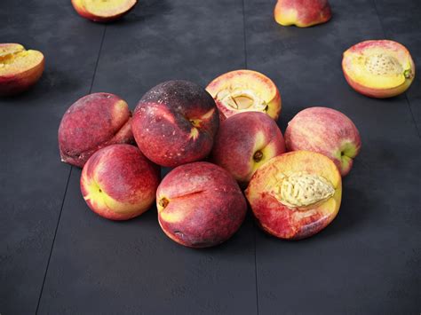 Peach Model Turbosquid 2098239