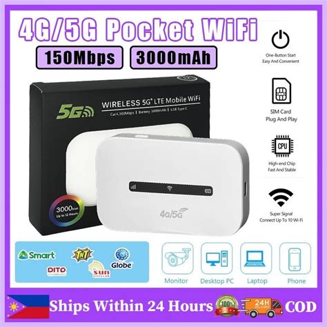 M6 4g 5g Pocket Wifi Router 150mbps Openline 4g Lte Wireless Hotspot Router Modem 3000mah Univ