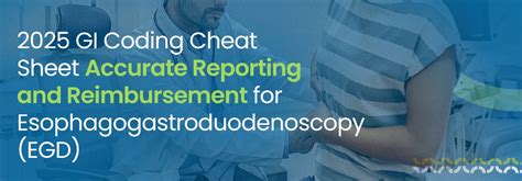 Esophagogastroduodenoscopy 2025 Gi Coding Cheat Sheet