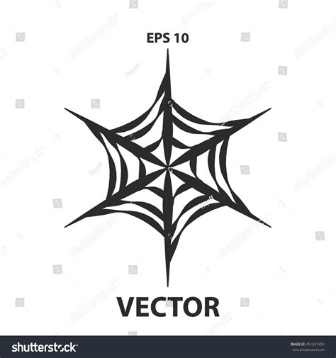 Spider Net Icon Stock Vector Royalty Free 451031455 Shutterstock