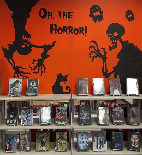 Horror Reads Book Display