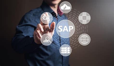 Premium Photo SAP And Icons On The Screen