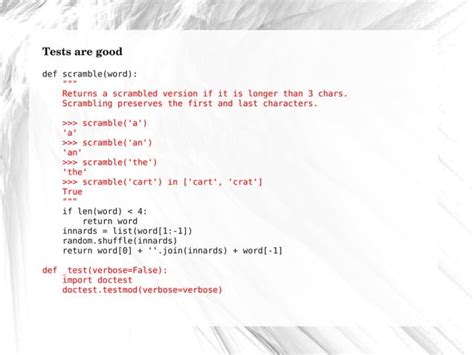 The Bones Of A Nice Python Script Ppt