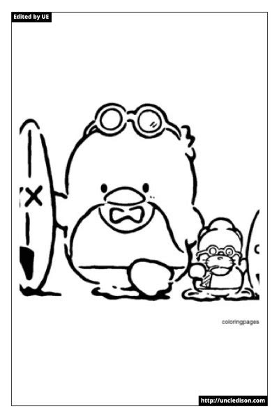 턱시도샘 색칠공부 산리오 무료도안 47장 네이버 블로그