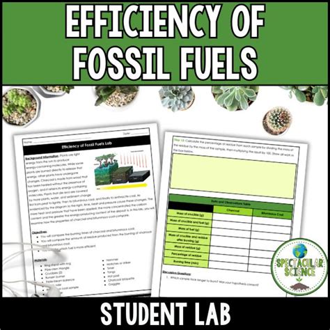 Efficiency Of Fossil Fuels Lab Spectacular Science