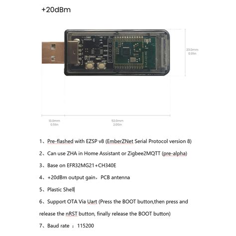 Univerzális Usb Mini Dongle Vezeték Nélküli Zigbee Gateway Modul