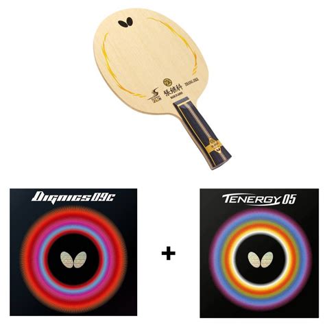 Butterfly Zhang Jike Super ZLC + Dignics09C Forehand + Tenergy05 ...