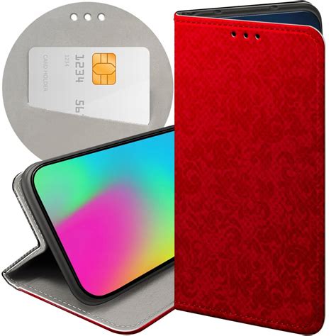 Etui Z Klapk Do Moto E E E Wzory Czerwone Serca R E Futera Motorola Sklep Empik Com
