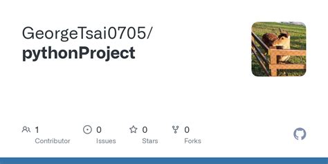 GitHub GeorgeTsai0705 PythonProject