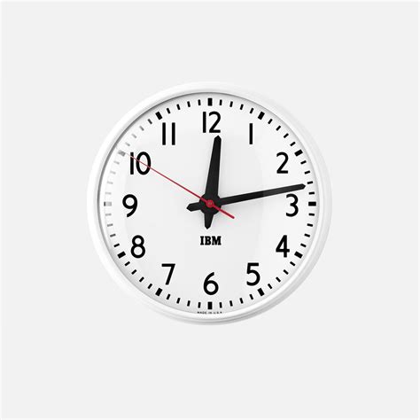 1960s Ibm Standard Issue Clock Schoolhouse