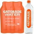 Gatorade Purified Water Unflavored 1 Liter Bottles 6 Pack