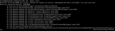 处理hadoop拒绝连接hdfs服务器的问题hdfs8020打不开 Csdn博客