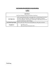 Lab 07 Docx SOFTWARE REQUIREMENT ENGINEERING LAB 07 LAB TITLE UseCase Writing In Detail Full