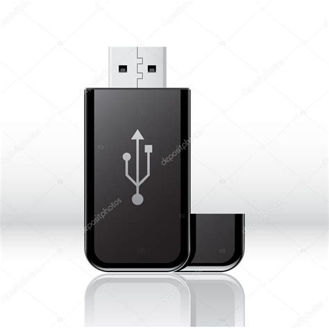 Vector USB Flash Drive Stock Vector By Gladcov 2483017
