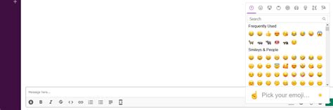 Javascript Emoji Picker In Slack Clone Project Stack Overflow