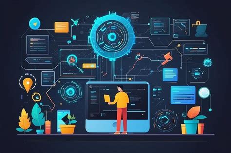 Premium Photo Software Code Testing Concept Illustration