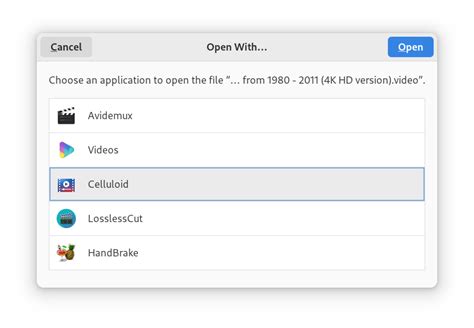Bug Open With Portal Chooser Prompt Dialog Should Automatically Calculate The Required