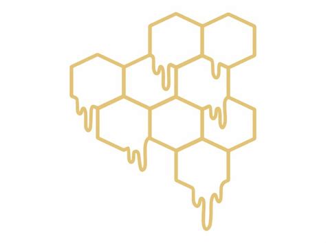 Premium Vector Honeycomb Border Cells Bee Honeycomb Illustration