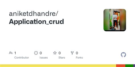 Github Aniketdhandreapplicationcrud