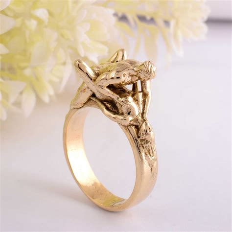 Kamasutra Porn Sterling Silver Ring Sexual Lover S Ring Romentic Ring Couples Ring Nude