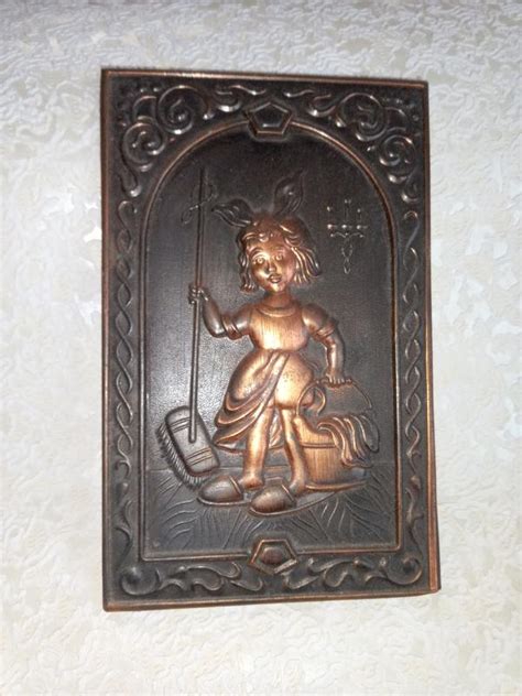 Чеканка картина медная ссср помощница — цена 120 грн в каталоге Панно