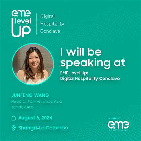 Junfeng Wang On Linkedin Yandexads Emelevelup Hospitality Digitalmarketing Networking
