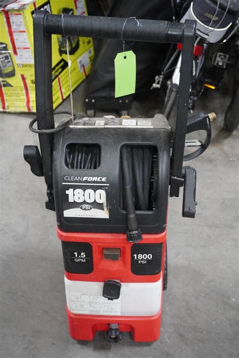 Clean Force Psi Power Washer Property Room