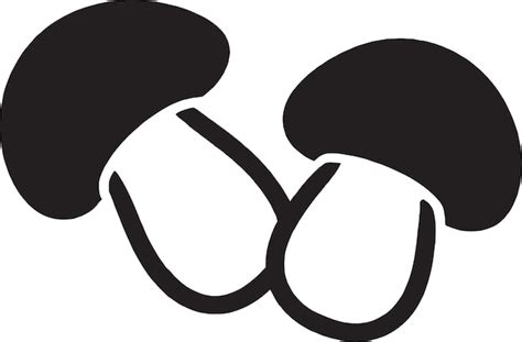 Logotipos De Vetores Artísticos De Fantasia Fúngica Para Elementos De