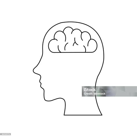 인간의 뇌 아이콘크기 개념에 대한 스톡 벡터 아트 및 기타 이미지 개념 건강관리와 의술 건강한 생활방식 Istock