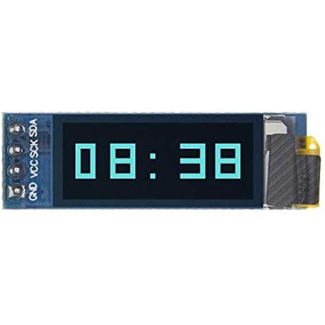 Oled 091 Inch 128x32 Display Module With I2c Iic Serial Interface