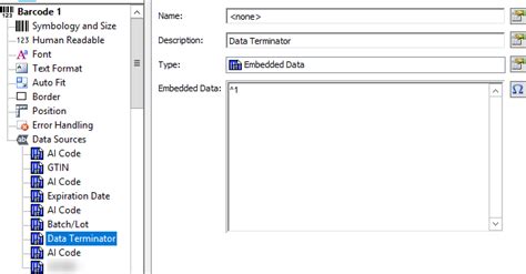 GS Data Matrix AI Code Not Displaying Correctly When I Scan My Barcode Seagull Support