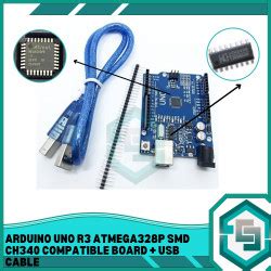 Jual ARDUINO UNO R ATMEGA P SMD CH COMPATIBLE BOARD PLUS USB CABLE Kota Bandung CNC