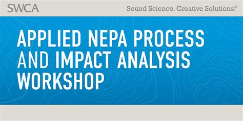 Swcas Applied Nepa Process And Impact Analysis Workshop Swca