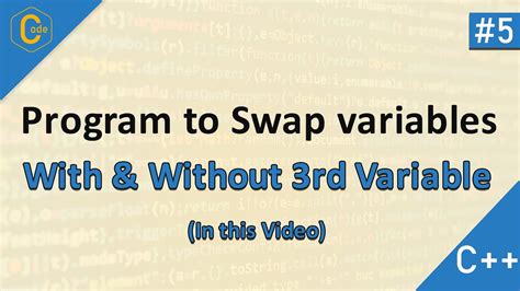 C Program To Swap Variables Without Using 3rd Variable And With 3rd