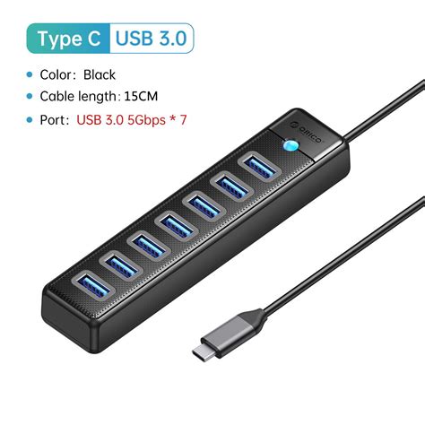 ORICO 4 Port USB3 0 HUB With Micro B Power Port W5P U3 OR ORICO HK