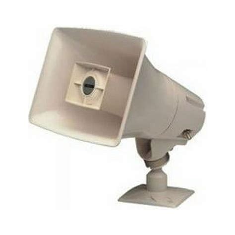 Valcom Vip 148al Gy Ic Sip Paging Horn With Long Line Extender Informacast Talkback Gray