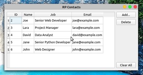 Build A Contact Book With Python Pyqt And Sqlite Real Python