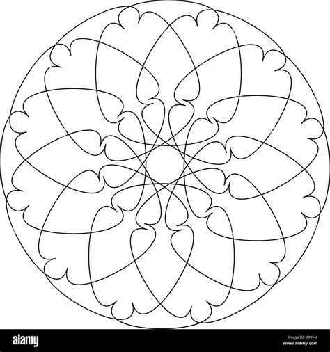 Different Linear Geometric Objects Random Intersecting Lines Forming Abstract Shape Stock