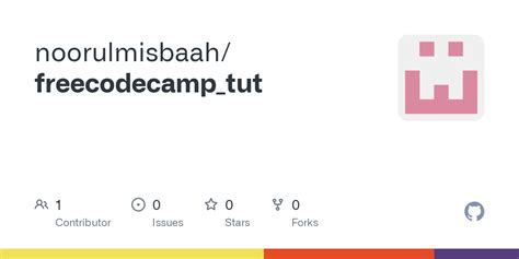 Github Noorulmisbaahfreecodecamptut