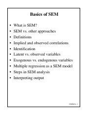 PATH ANALYSIS SEM BEST EXPLANATION Pdf Basics Of SEM What Is SEM SEM Vs