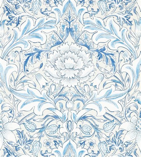 Simply Severn Wallpaper Woad 217075 Morris Wallpaper