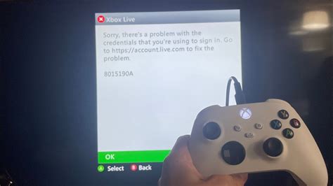 xbox series x s how to fix xbox 360 login issues and “problem with