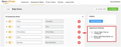 How To Create An Amazon Comparison Table With Azonpress Wp Manage Ninja
