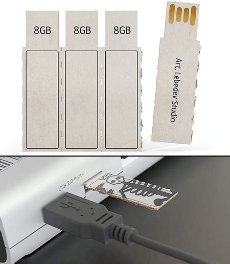 Flashkus The Innovative Disposable Paper USB Drive TechEBlog