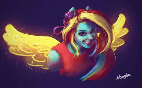 Quick Drawing Of Rainbow Dash Doll By Noashank On Deviantart