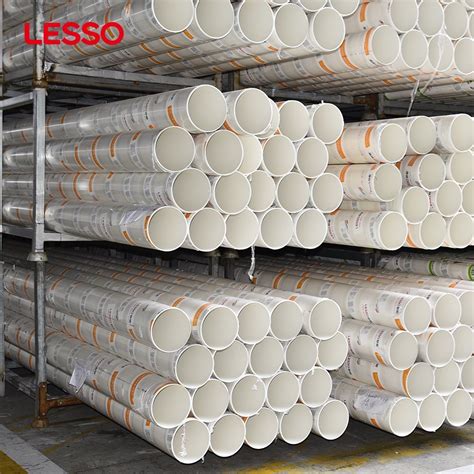 Lesso Pvc U Pipe Sewerage Drainage Pipe For Irrigation Waterline Telcom Pipes And Drainage
