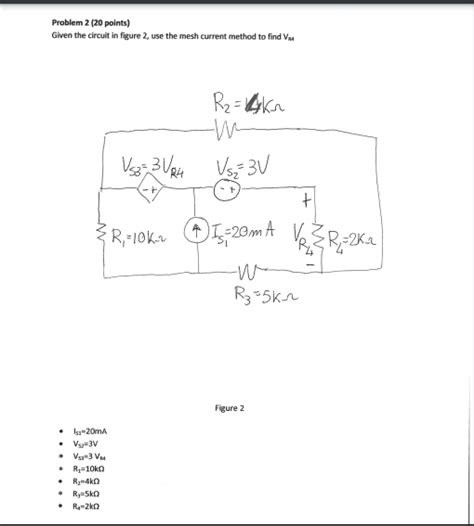 Solved Problem Points Given The Circuit In Figur